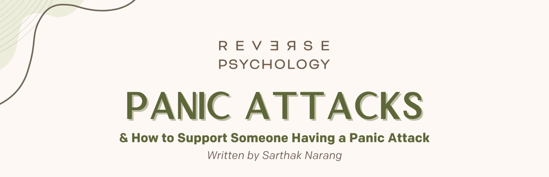 How To Manage A Panic Attack Reverse Psychology Mental Health